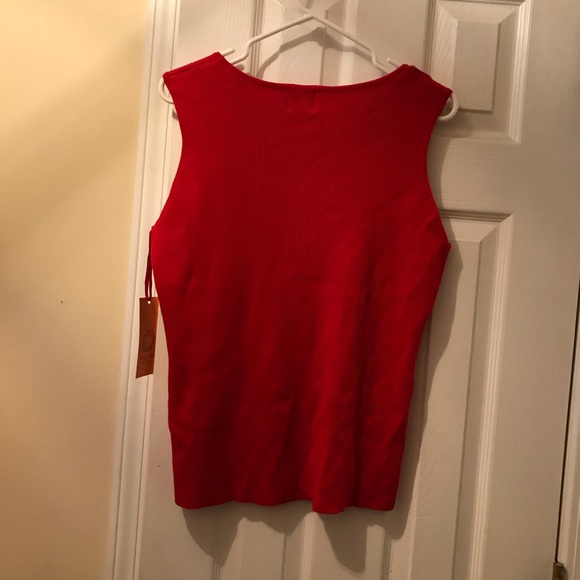 Ruby Rd. | Tops | Ruby Rd Red Beaded Tank | Poshmark
